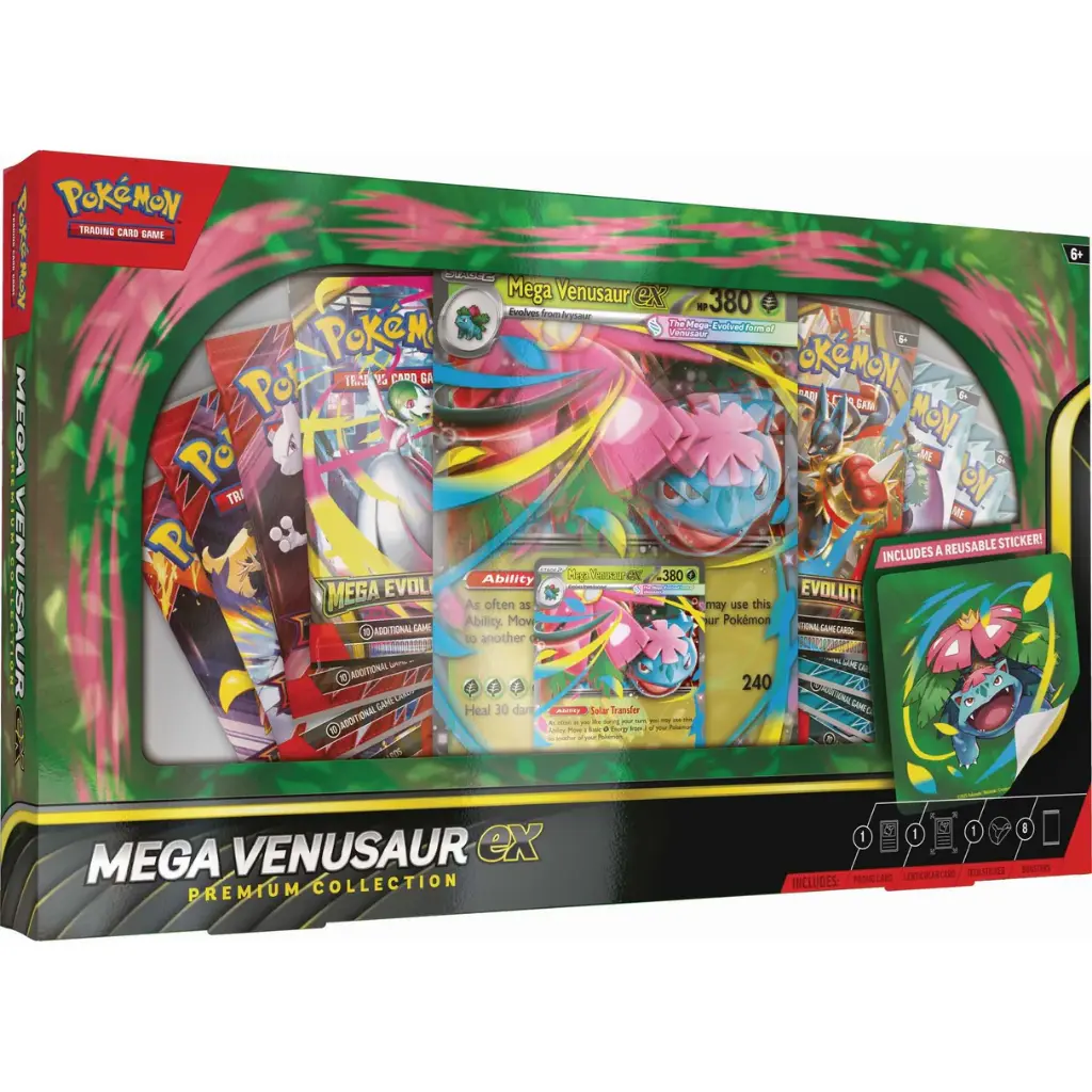 Pokemon tcg Premium Collection Mega Venasaur Ex Box (ENG) | Estalia Córdoba